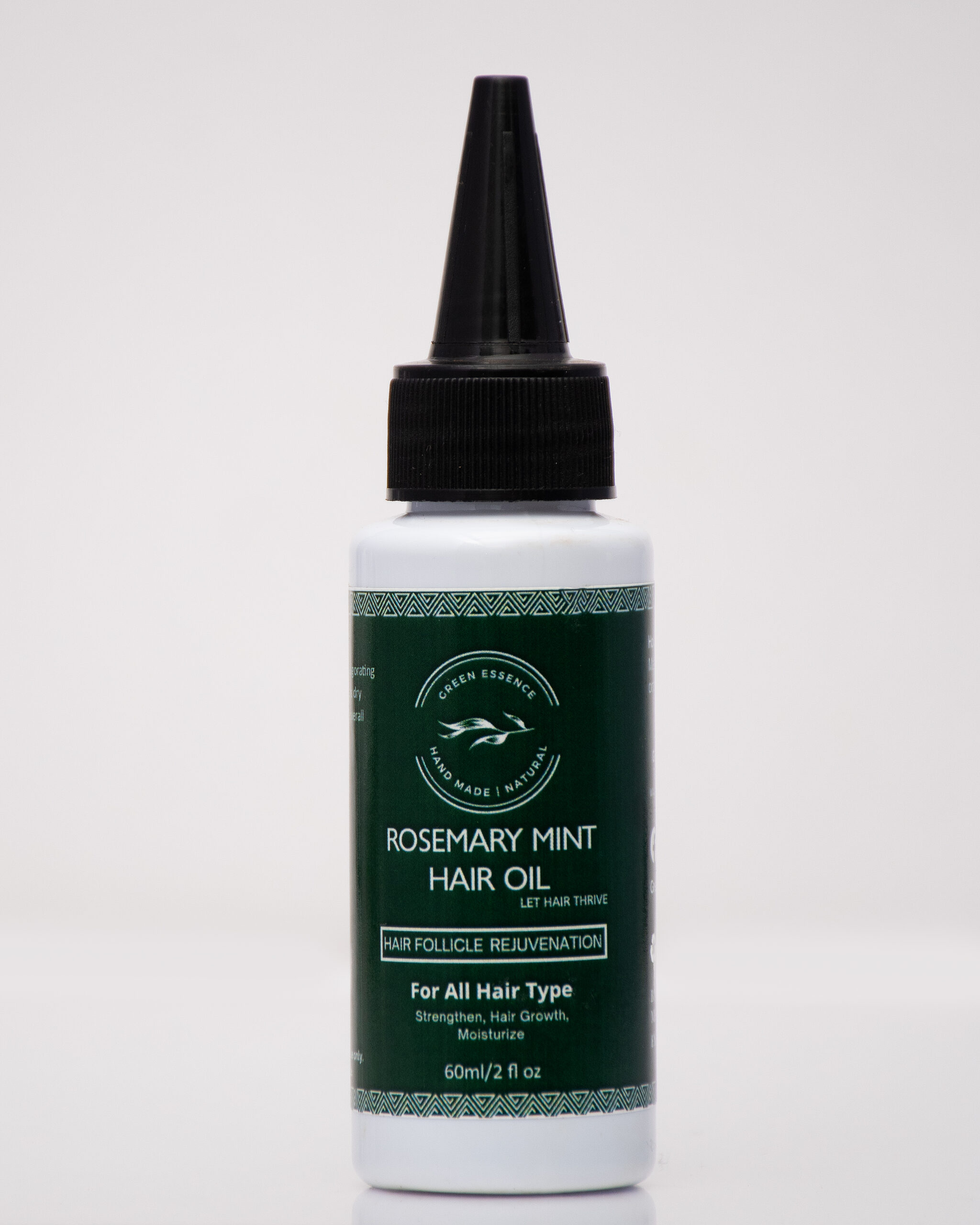 Aryuvedic Rosemary & Mint Hair Oil - Green Essence